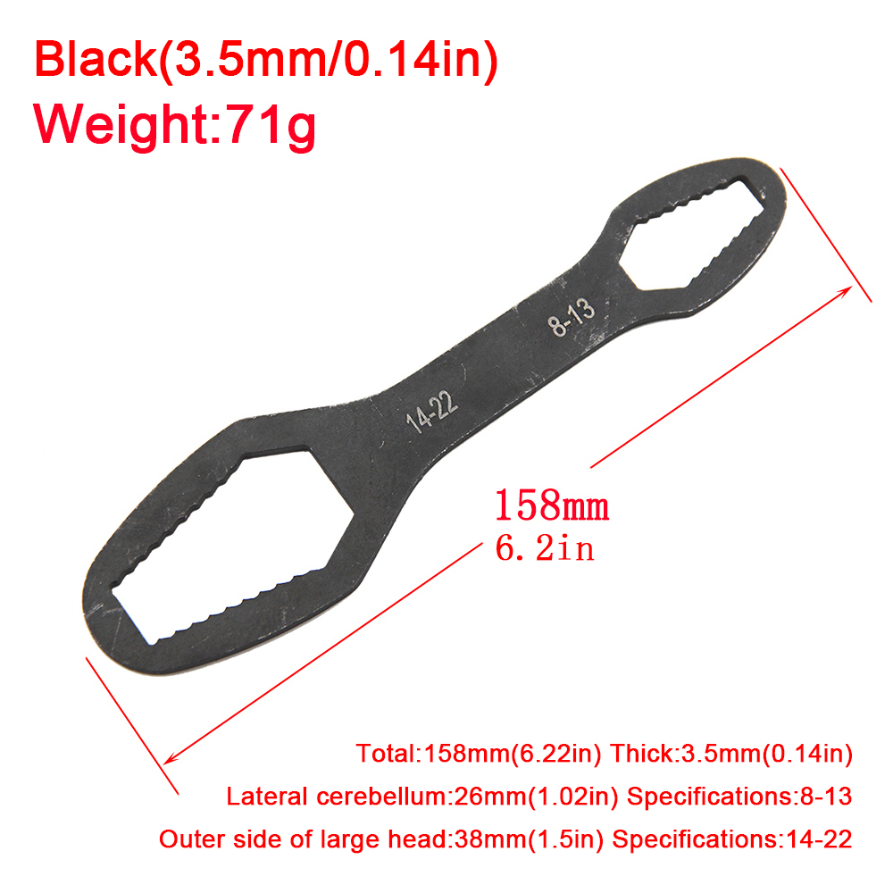 Multi-Function Double-Head Spanner – Adjustable Hex Wrench for 3-17mm and 8-22mm Sizes | Shopee ...