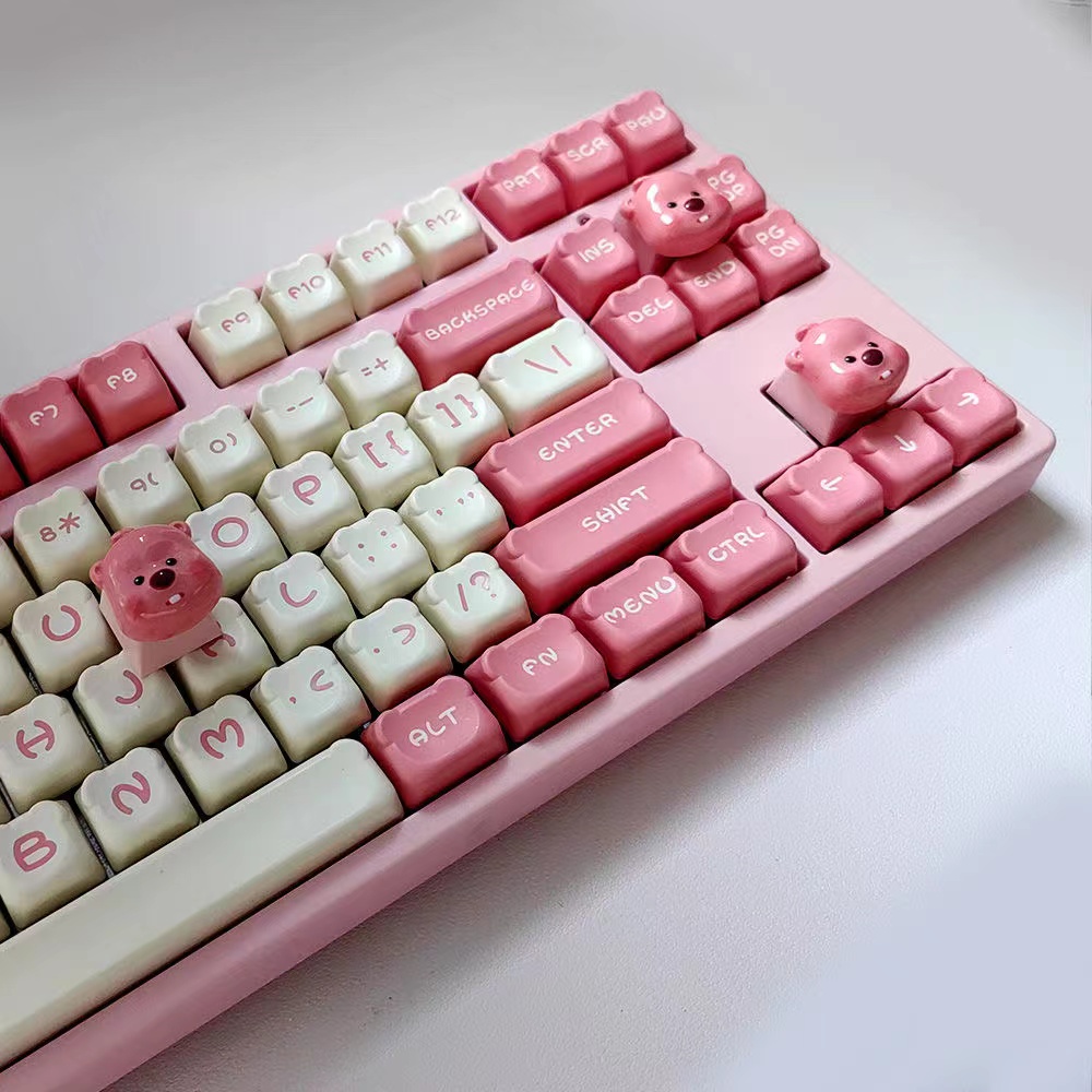 Personalized Keycap Beaver Loopy Ruby Cross Axis Mechanical Keyboard ...
