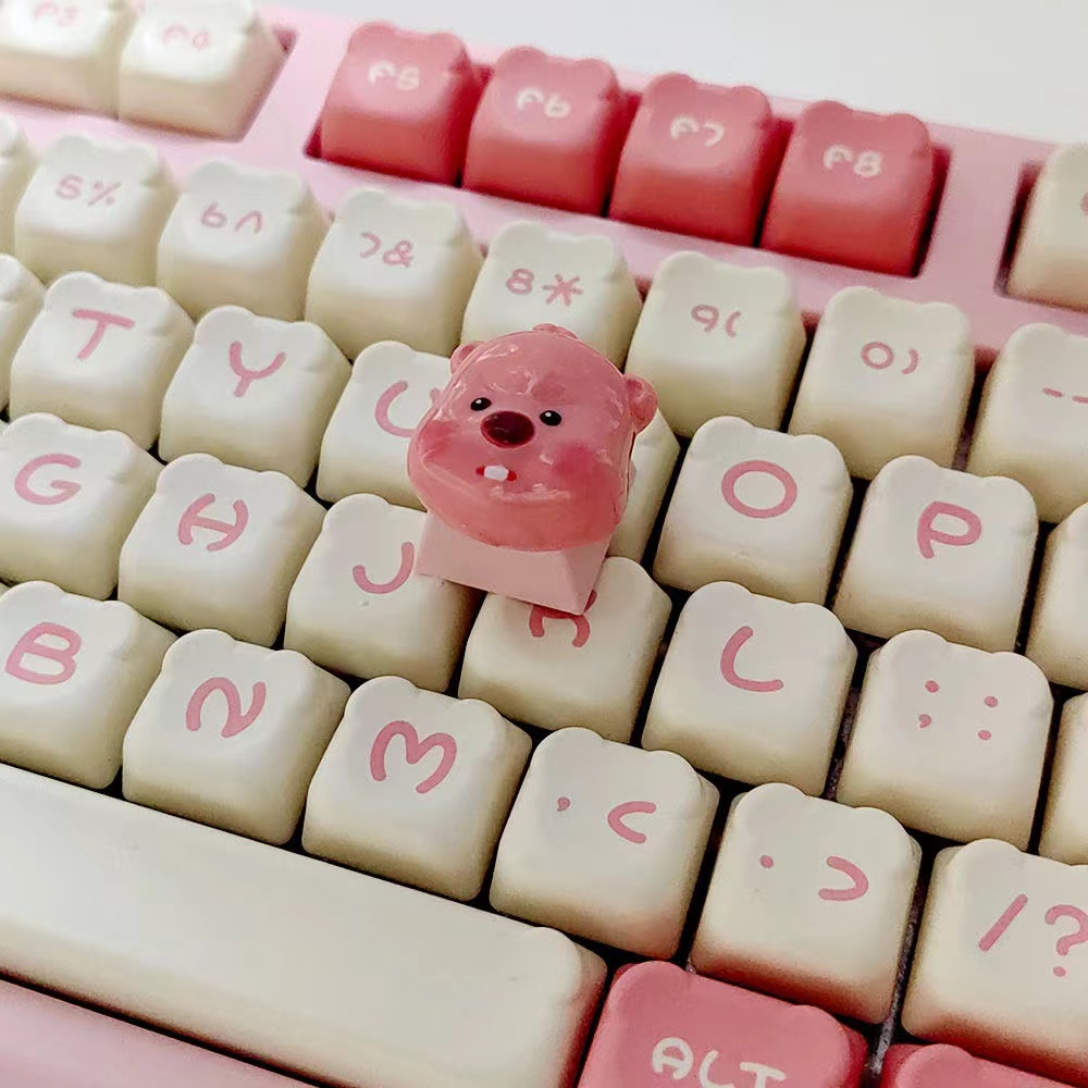 Personalized Keycap Beaver Loopy Ruby Cross Axis Mechanical Keyboard ...