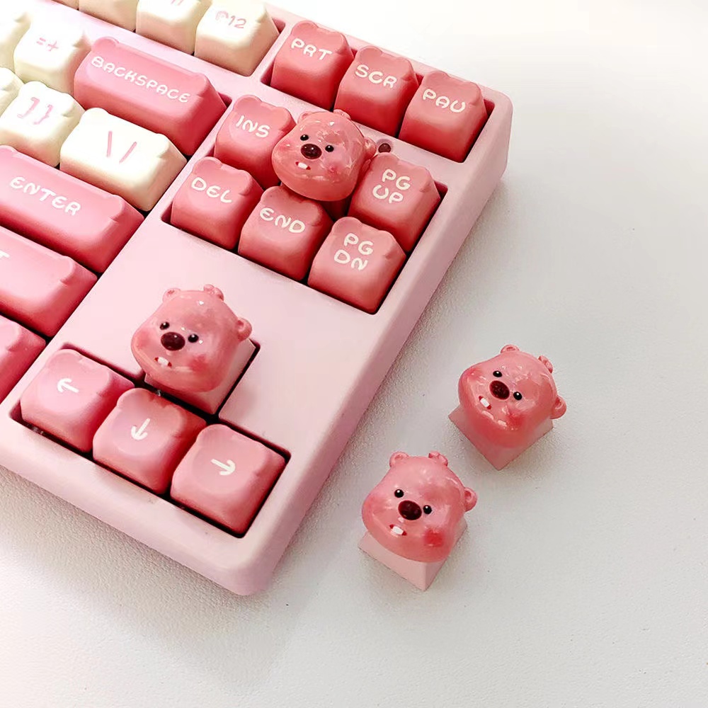 Personalized Keycap Beaver Loopy Ruby Cross Axis Mechanical Keyboard ...