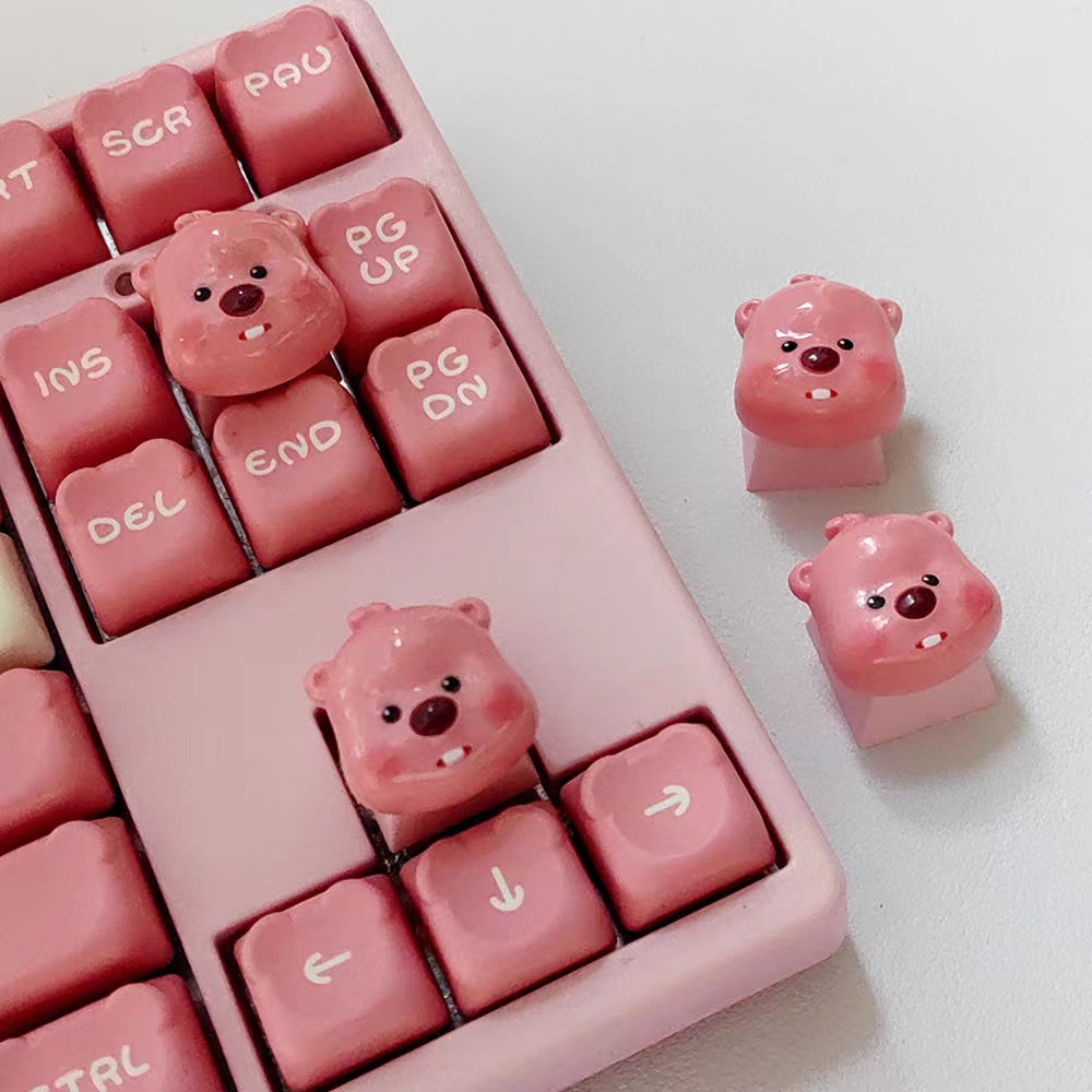 Personalized Keycap Beaver Loopy Ruby Cross Axis Mechanical Keyboard ...