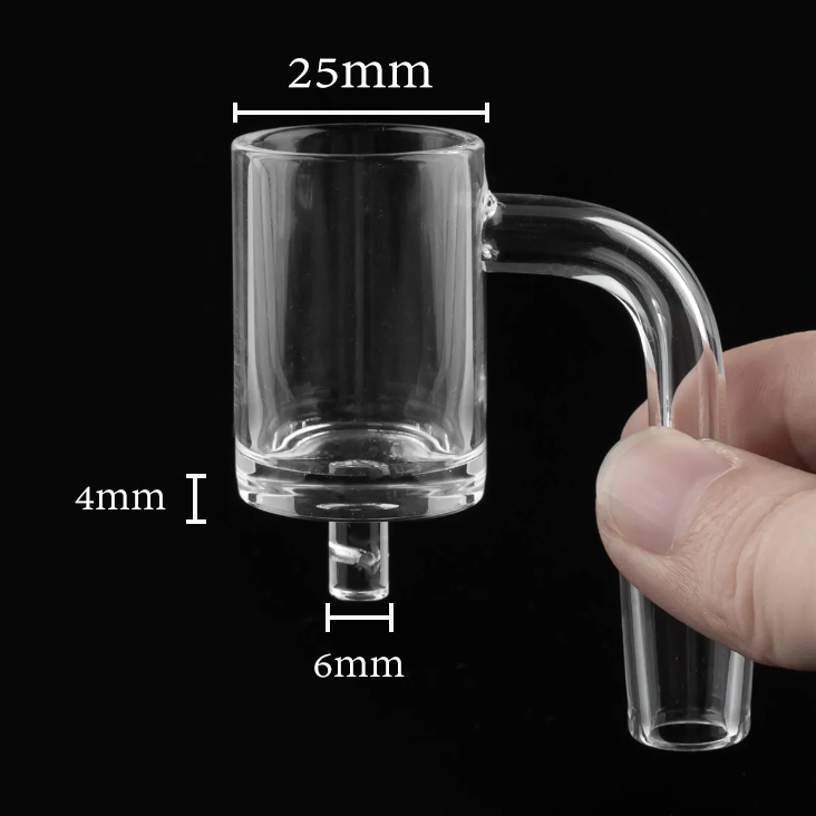Quartz Enail Banger Nail With OD 25mm Thick Bottom 4mm Male Female 45 ...