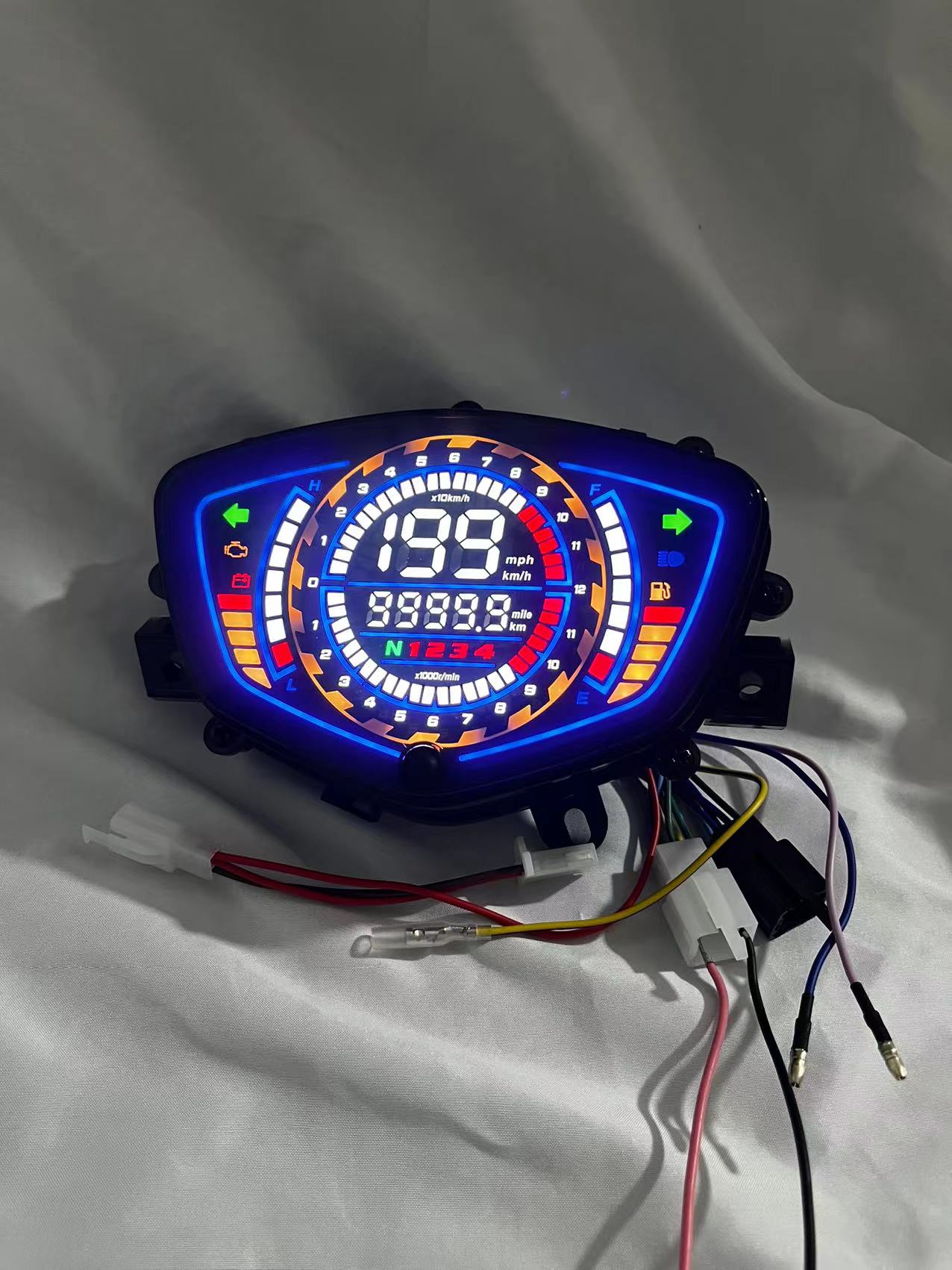 For Yamaha LC135 V1 Exciter 135 Sniper 135 Digtal Meter Speedometer LCD ...