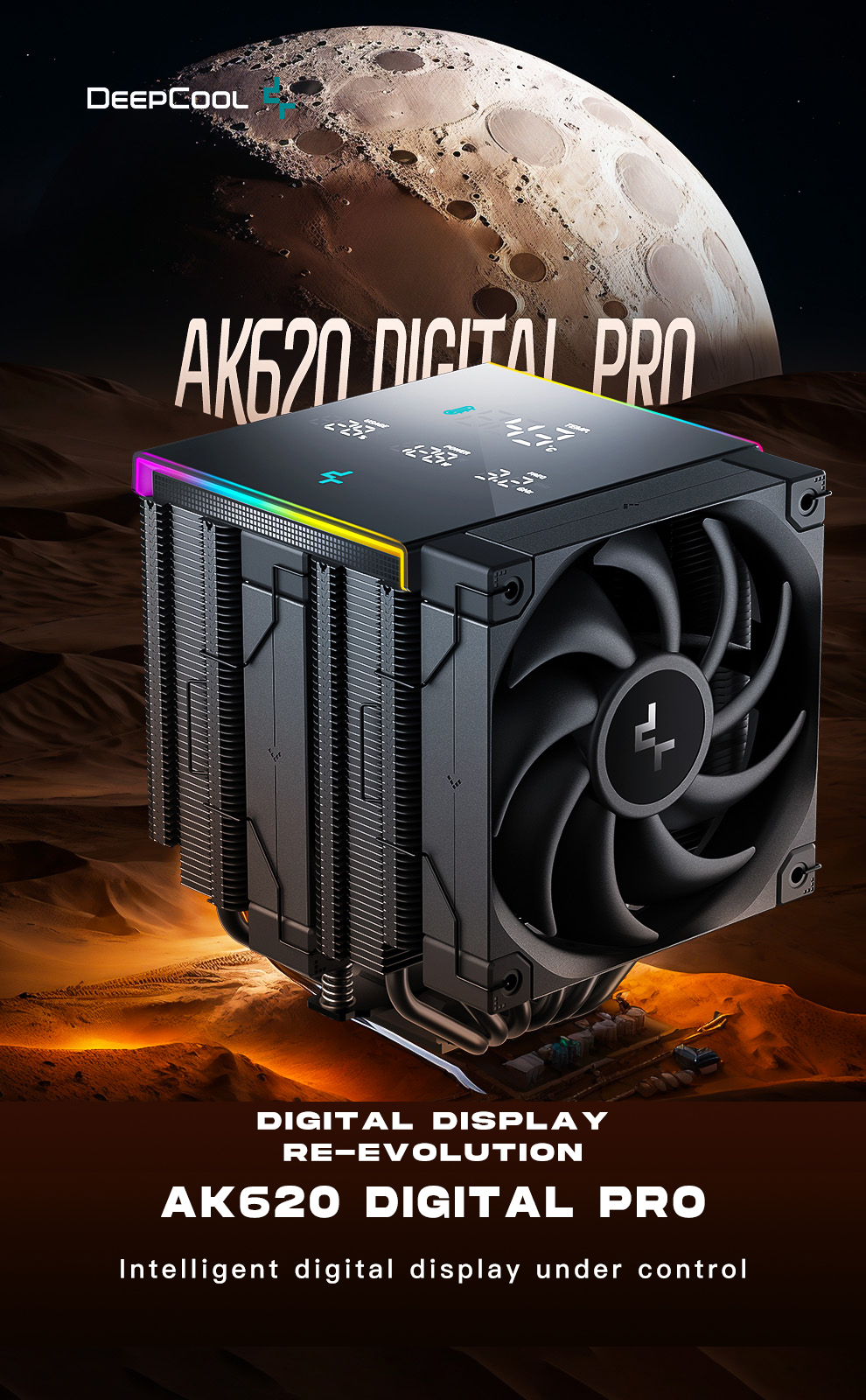 Deepcool AK620 Digital Pro / Digital / Standard / White / Zero Dark CPU ...