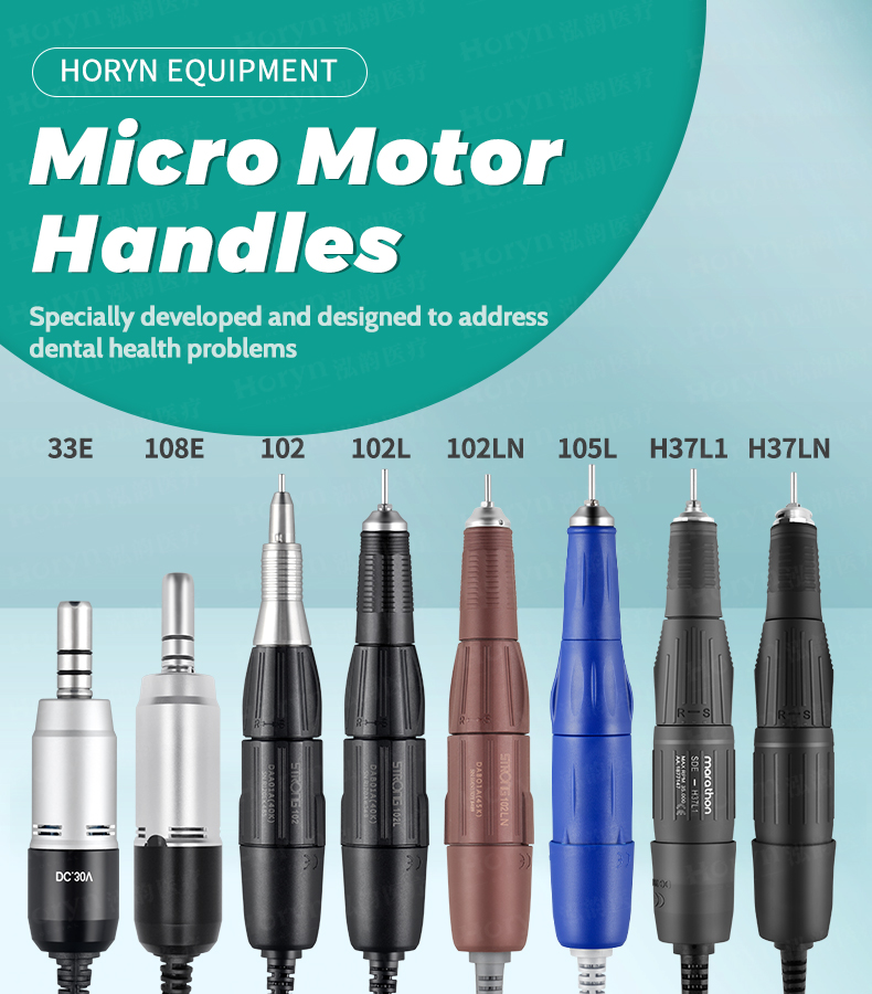 Dental Lab Handpiece Micromotor Handle Strong 210 Strong 102 handle ...