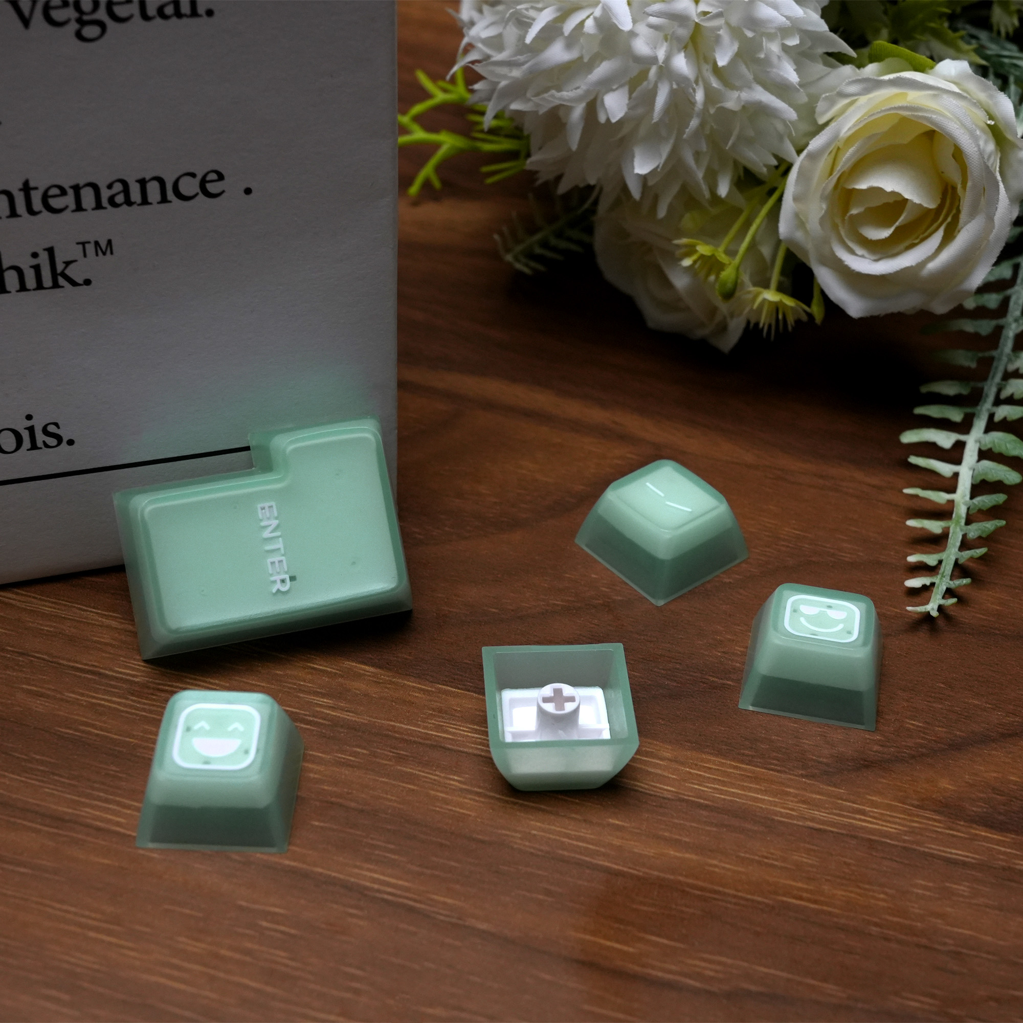 xvx green jade translucent Series 142-Key SA Profile Double-Shot PBT ...
