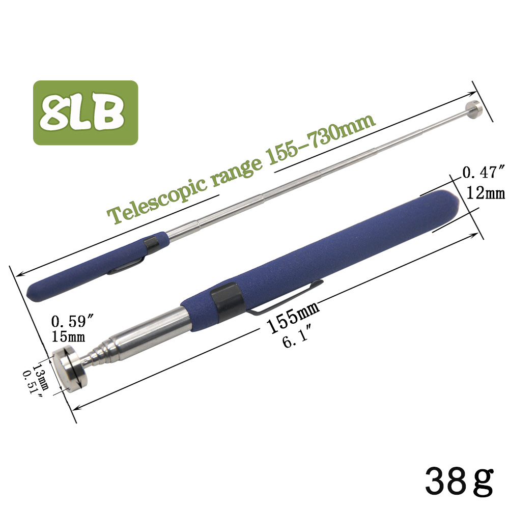 Retractable Magnetic Pickup Stick with Pen Shape for Easy Retrieval and ...