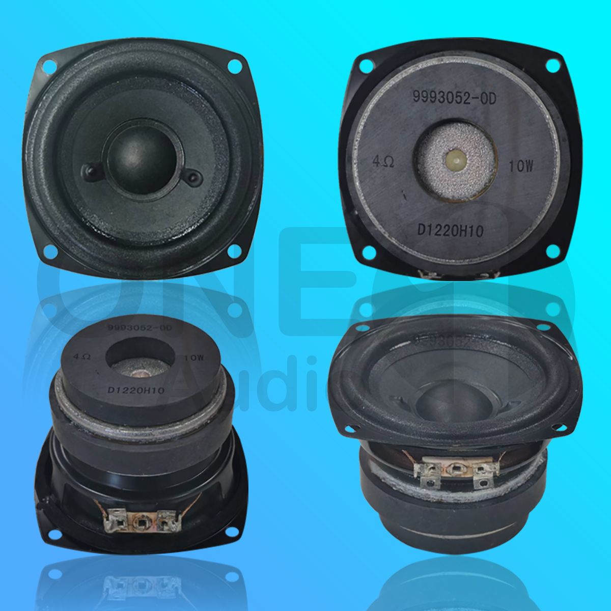 OneAudio AURA 3-inch Midrange Speaker 4Ω 10W 3-inch Midrange Car Stereo ...