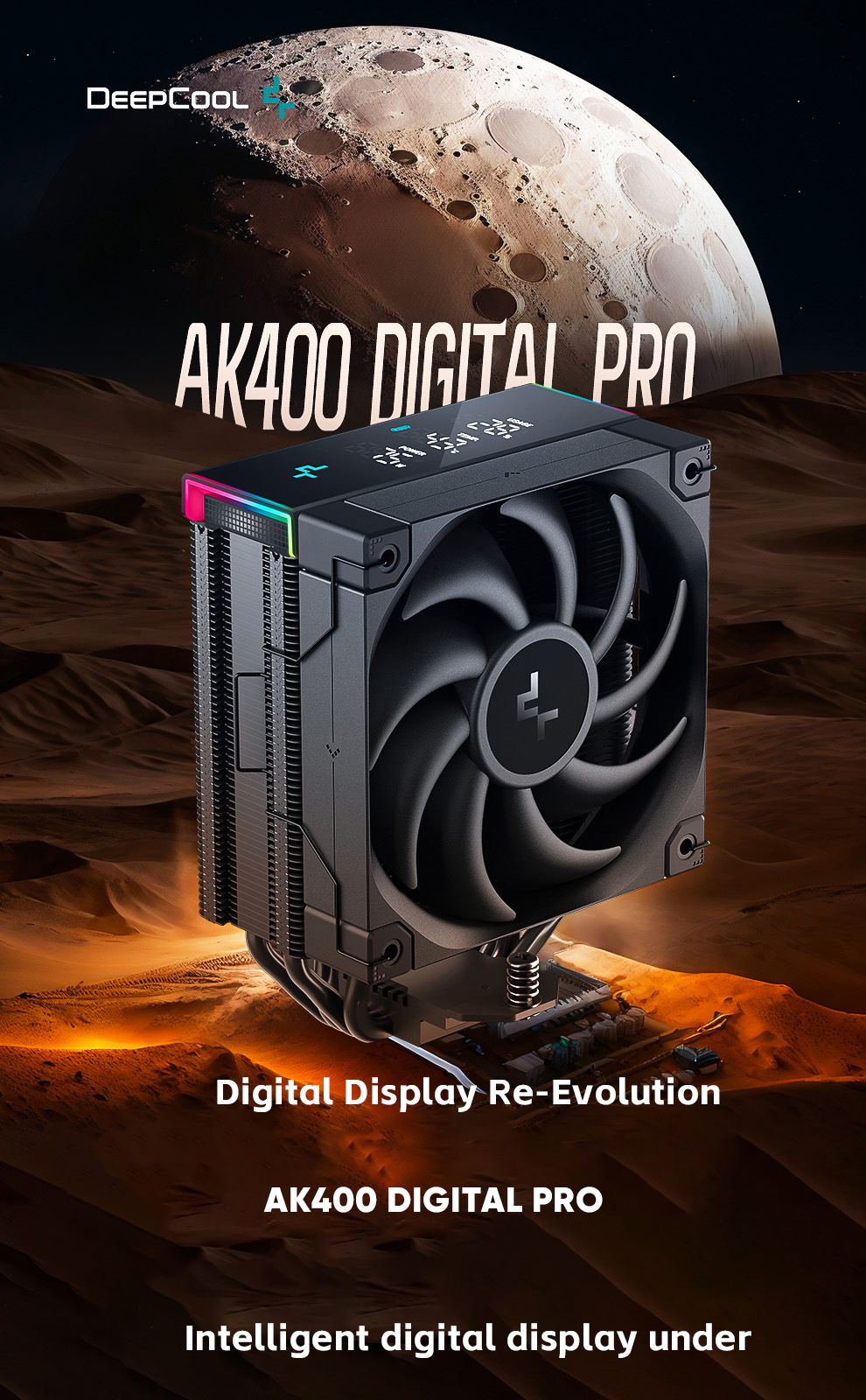 Deepcool AK400 Digital Pro / Digital / Standard / White / Zero Dark CPU ...
