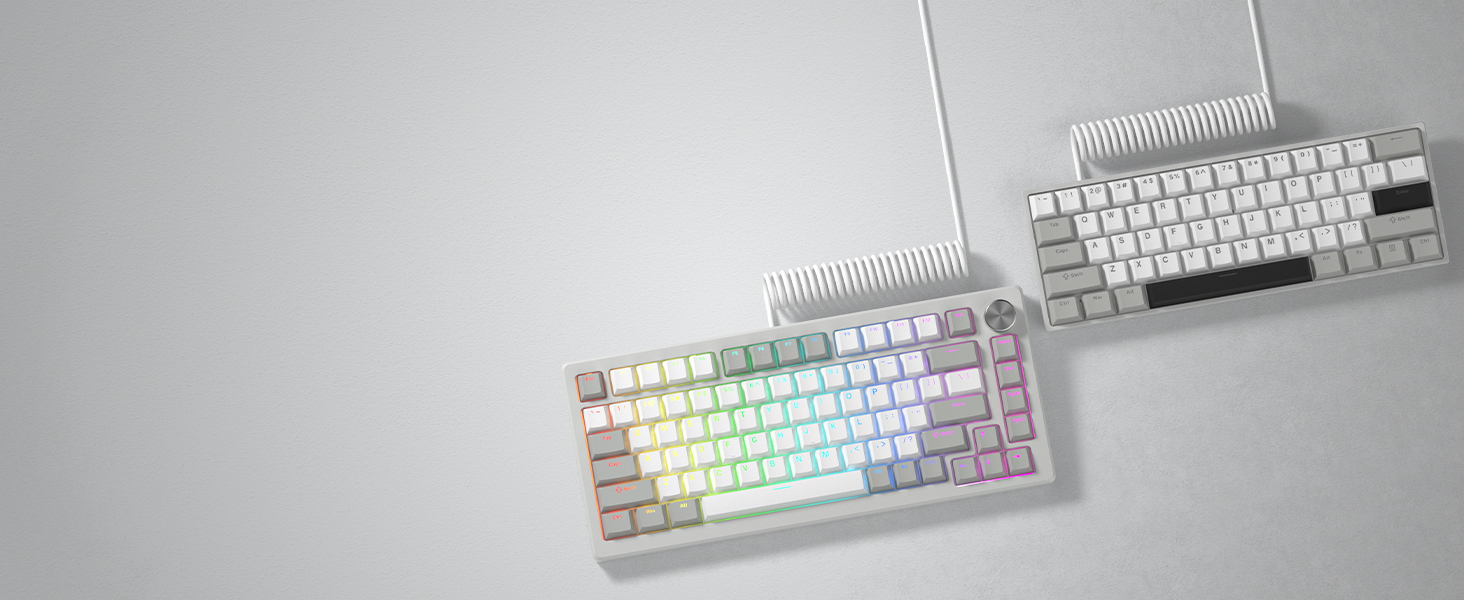 WOMIER 140 Keys Shine Through Top-printed Keycaps Double Shot PBT ...