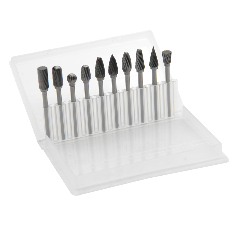 10pcs Carbide Rotary Milling Cutter Set - Tungsten Steel Grinding Heads ...
