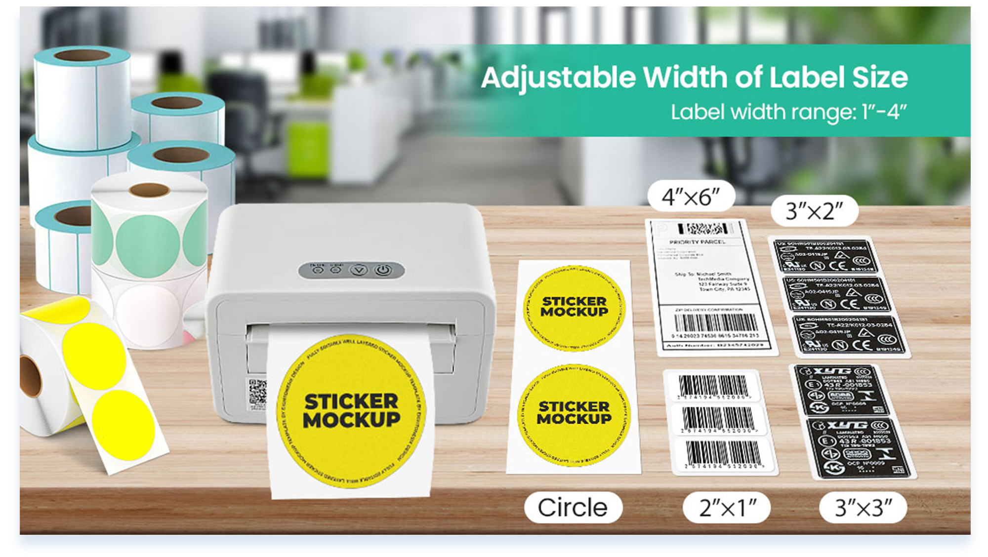 Thermal Printer Bluetooth A6 WaybillBarcode Shipping Bluetooth ...