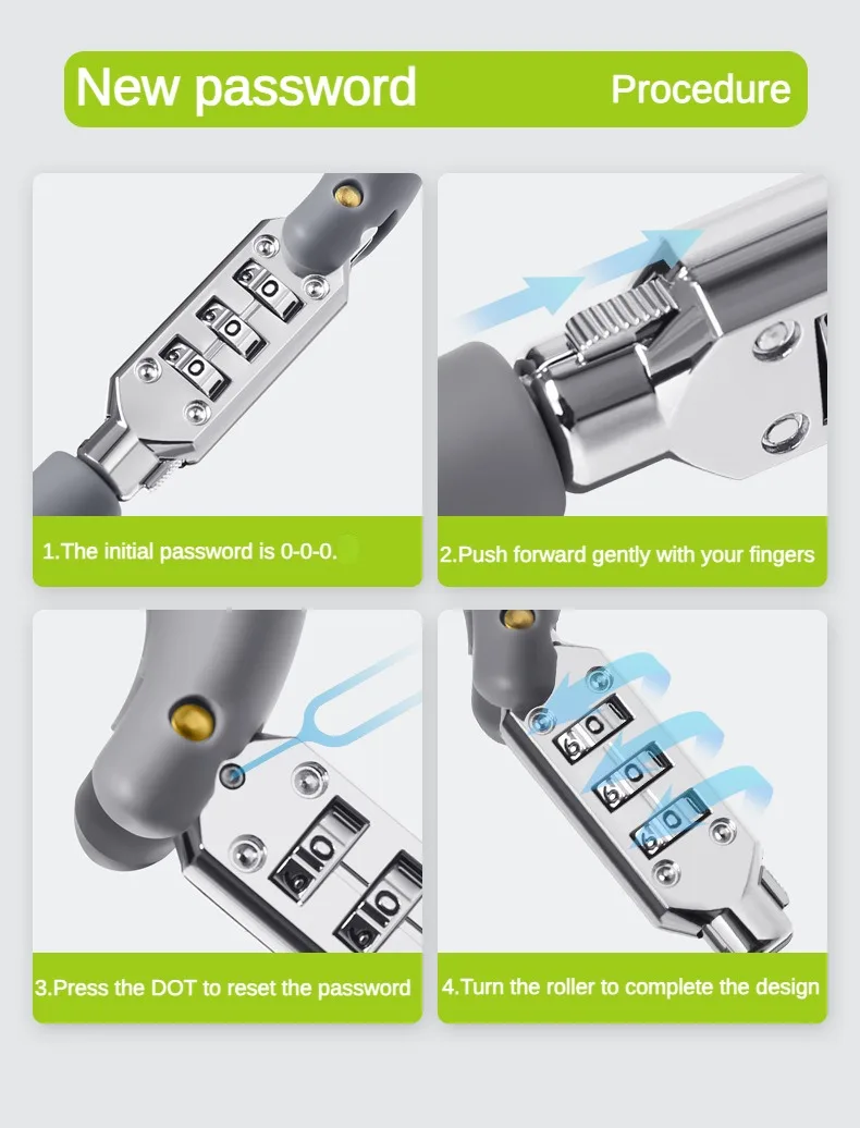 Windproof Automatic Folding Umbrella,Password Lock Buckle, Enlarged ...