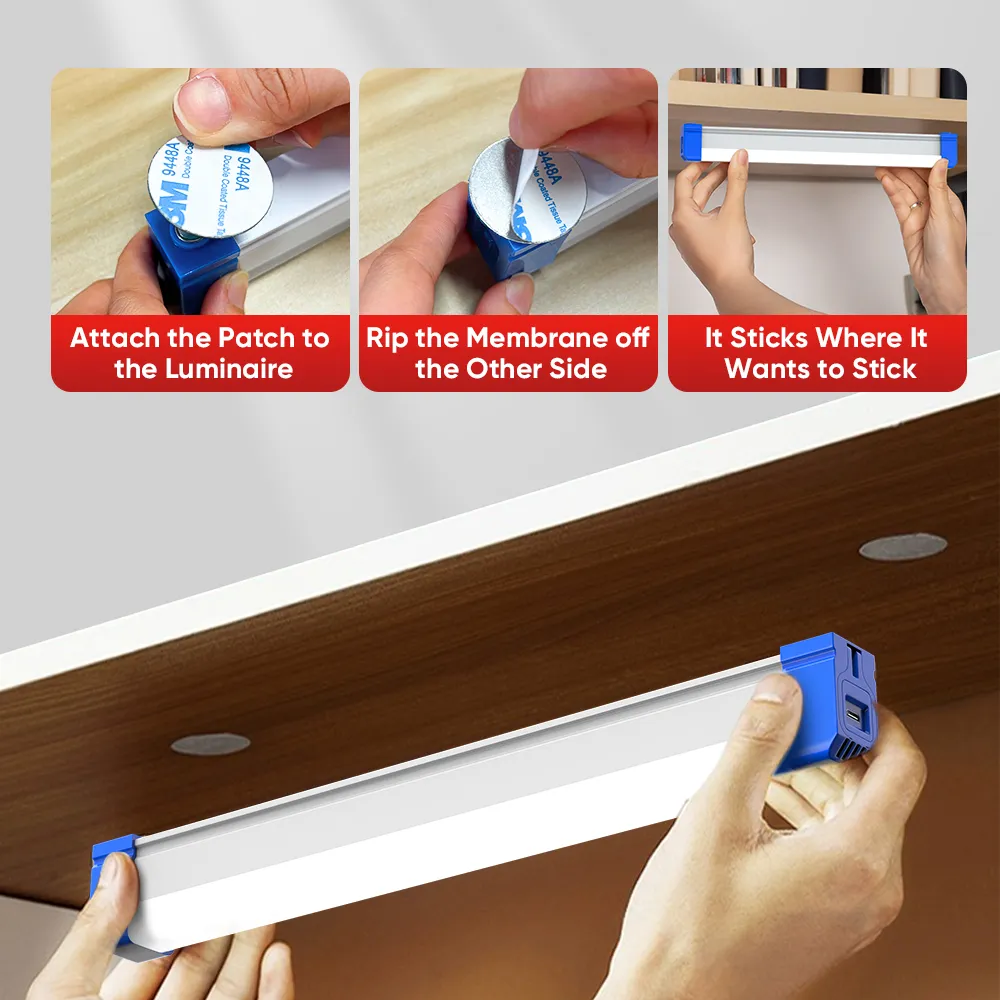 LED Emergency Light USB Rechargeable Lamp Lithium Battery LED Light ...