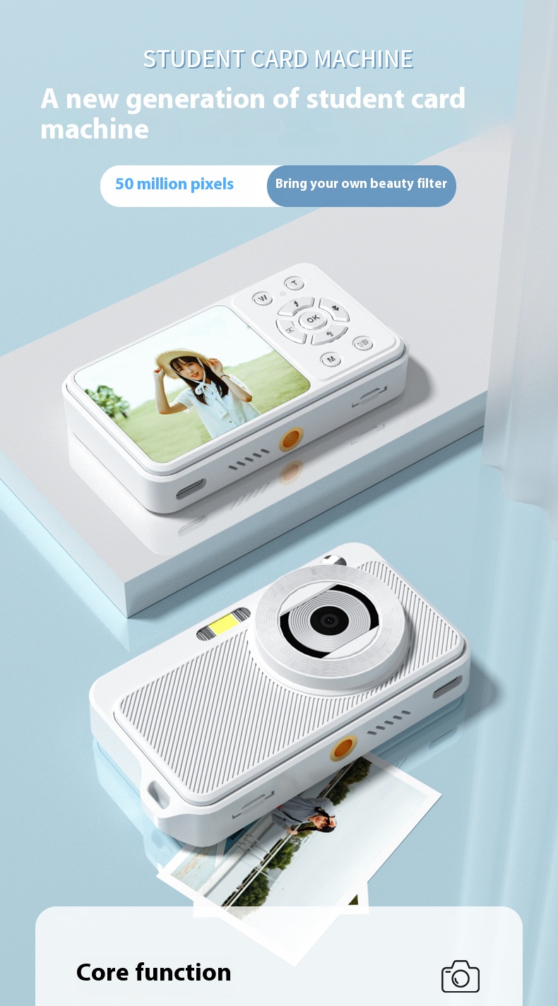 QC DC11 HD Retro CCD Camera Entry-Level Small Pocket Travel Vlog Camera ...
