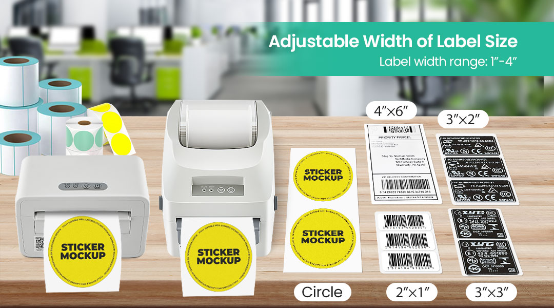 Thermal printer air Waybill Barcode Shipping Label bluetooth usb ...