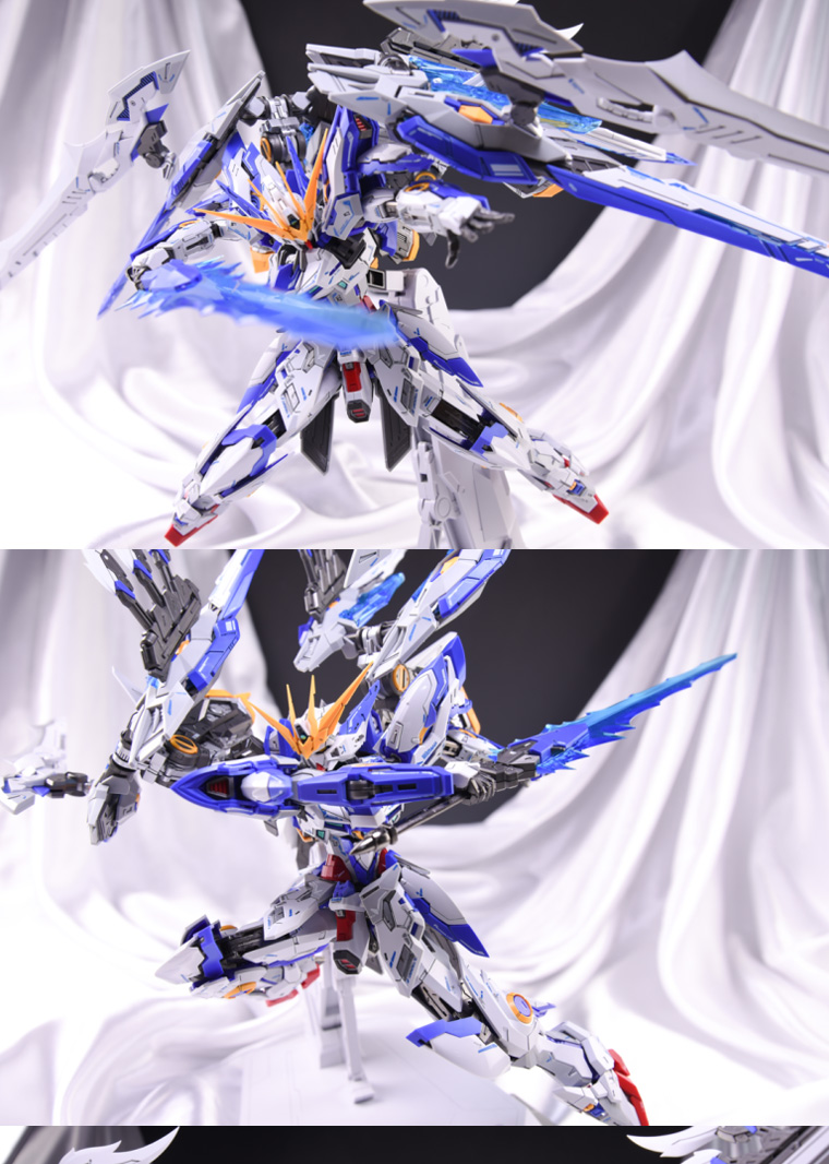 ZZA BLUEFLAME CH-01 MG 1/100 Supernova / ZA Model / HIRM Prebuilt Metal ...