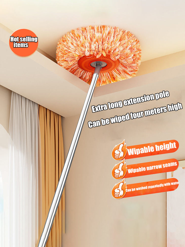 In Stock 4-in-1 Ceiling Mop Wall Mop with Handle Map Floor Cleaning For ...