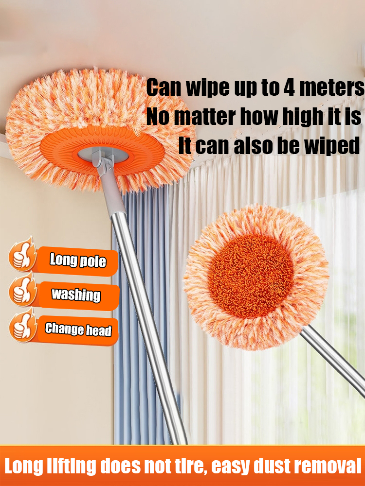 In Stock 4-in-1 Ceiling Mop Wall Mop with Handle Map Floor Cleaning For ...