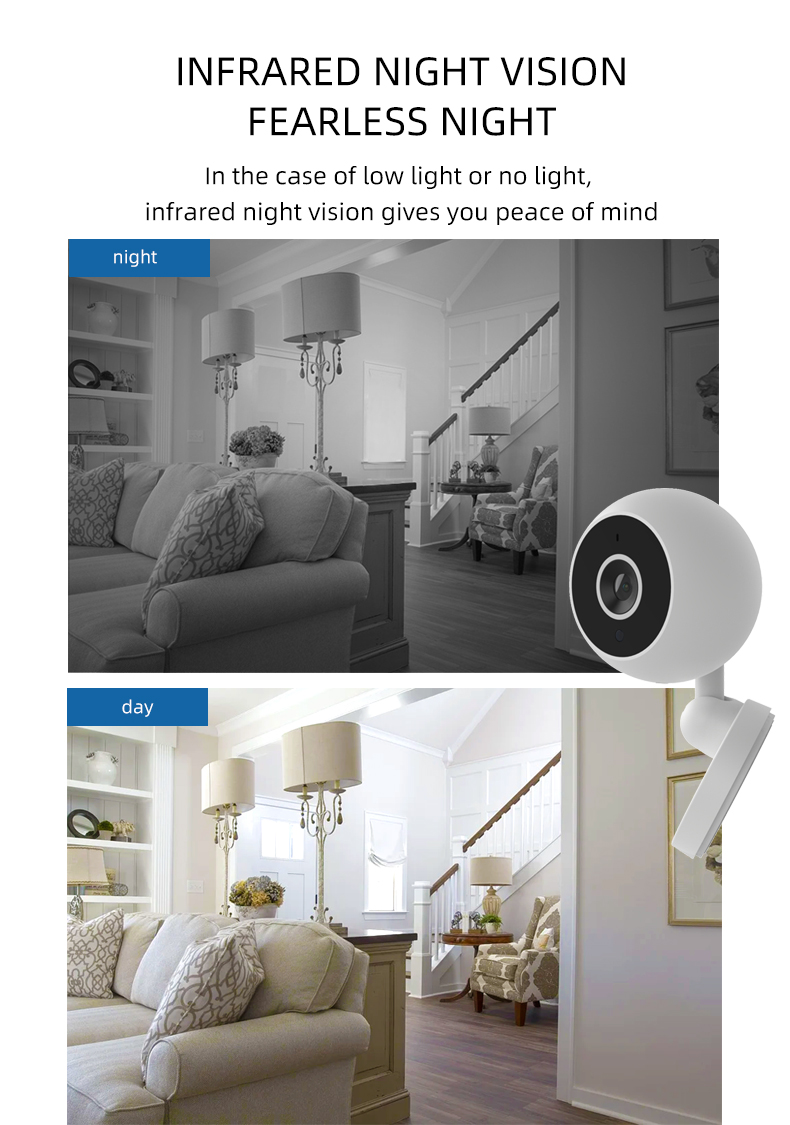 A2 HD Home Security Camera Wireless wifi Night Vision 360 Degree ...