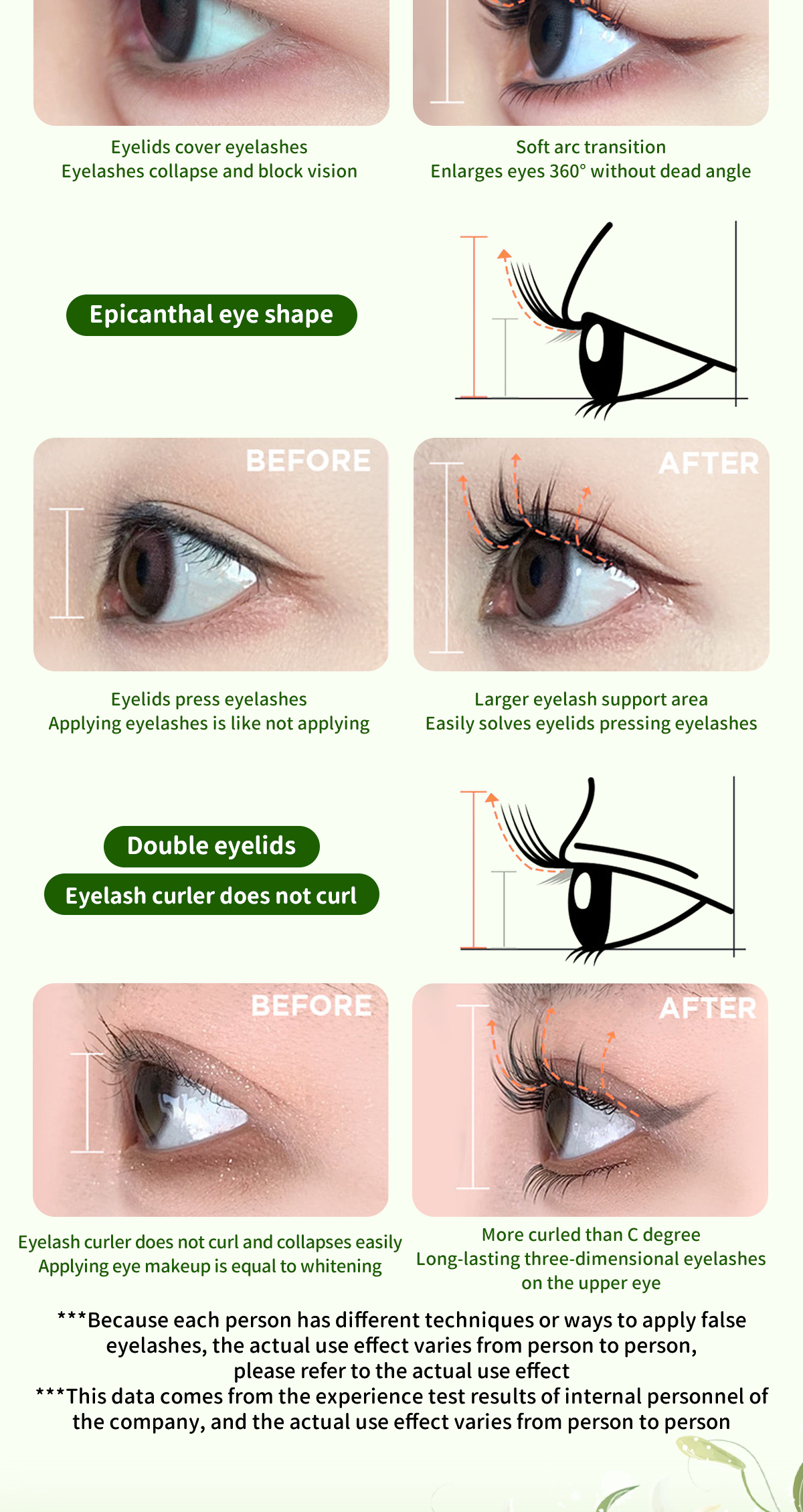 Elyzza Cutie Pet Bunny Elf Eyelashes Extension 4IN1 Lash Bond New LC ...