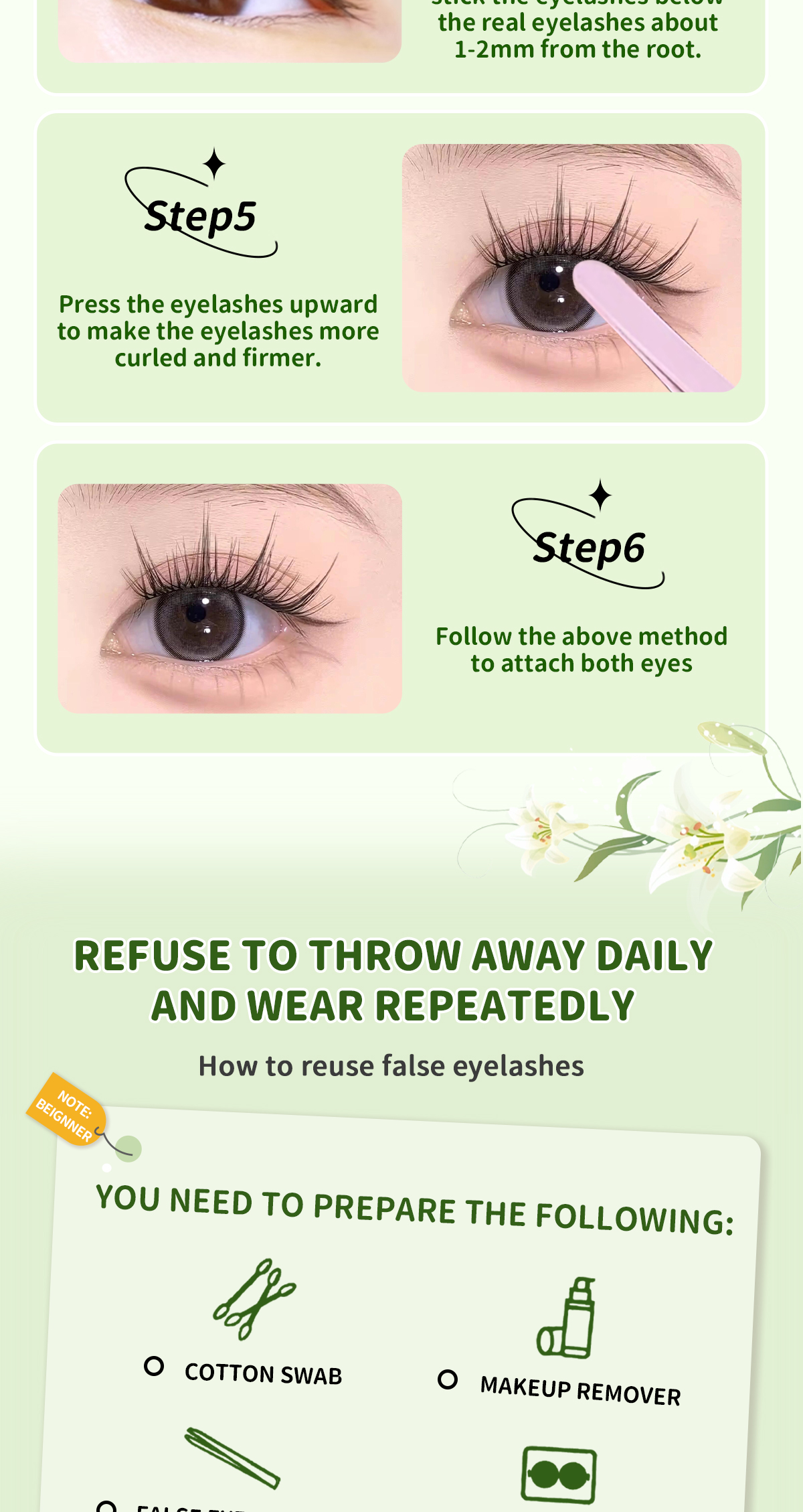 Elyzza Cutie Pet Bunny Elf Eyelashes Extension 4IN1 Lash Bond New LC ...