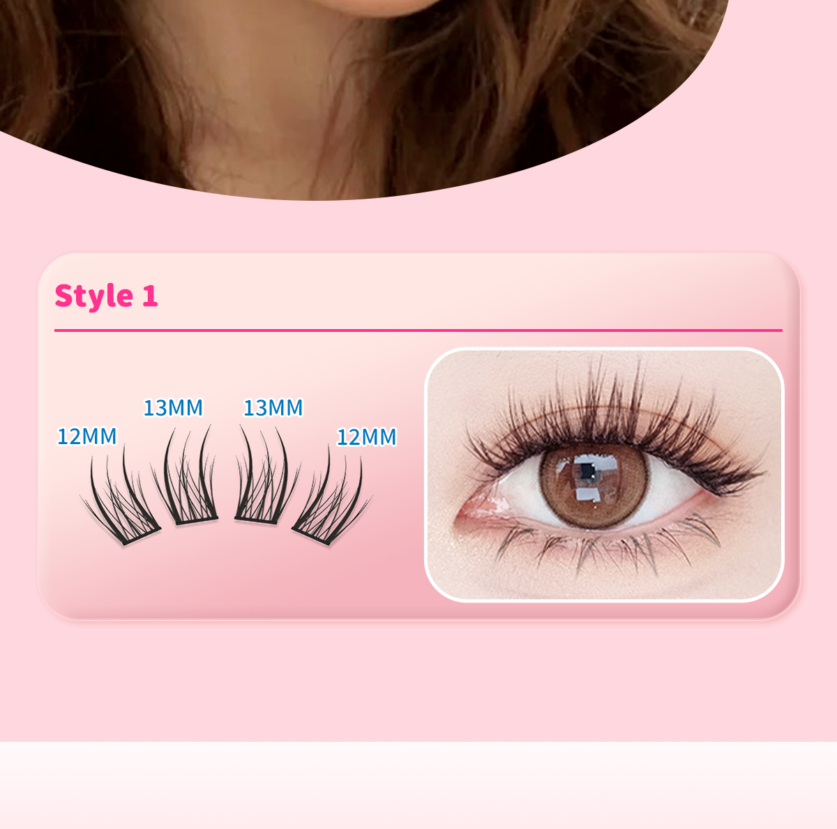 Elyzza Gemini&Crown Eyelash Extension 4IN1 Lash Bond Length 11-13mm C ...