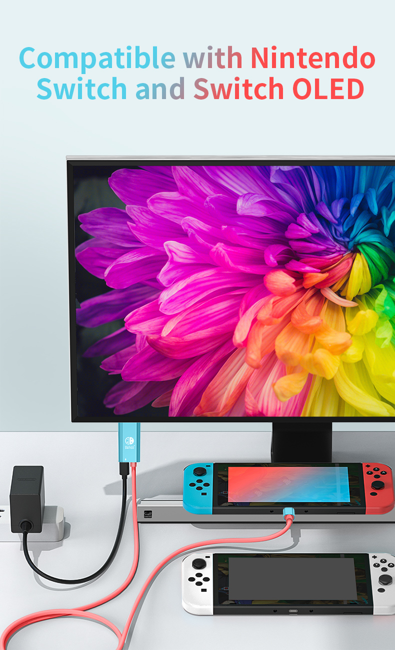 Type-C to HDMI Adapter for Nintendo Switch OLED TV Projection Dock ...