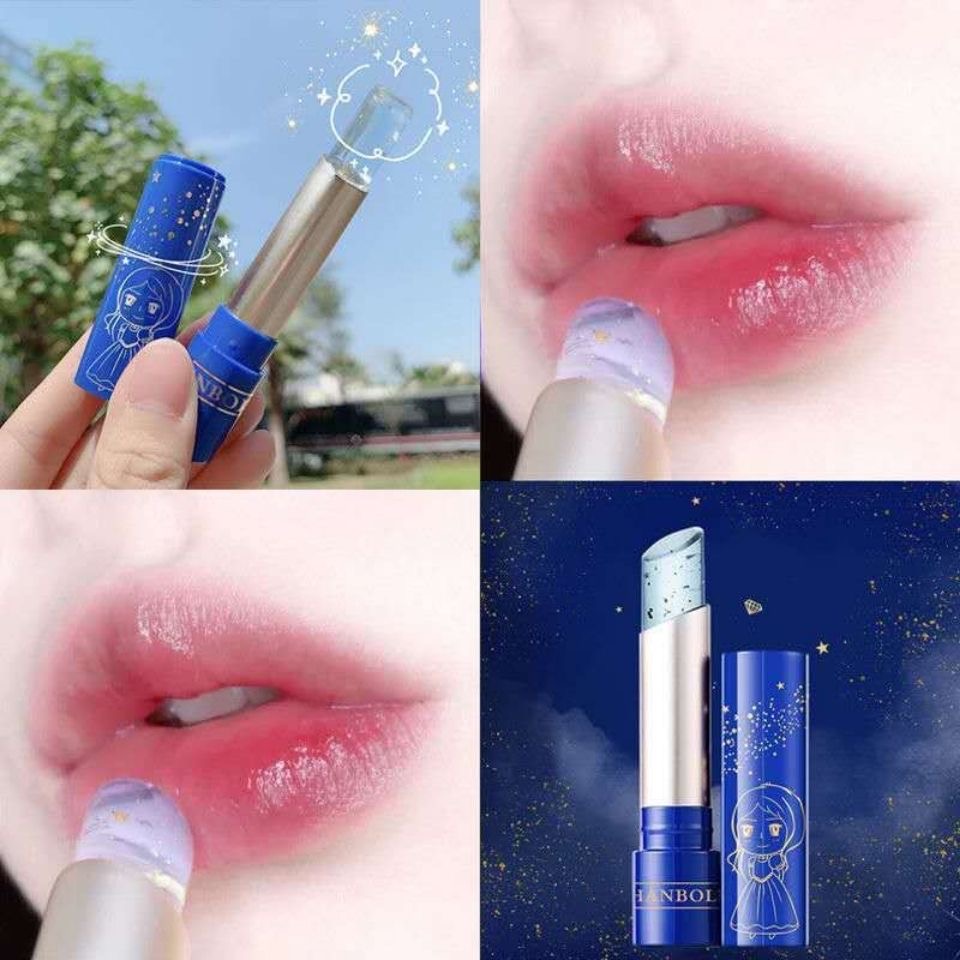 HANBOLI Moisturizing Lip Balm Long-Lasting Waterproof Temperature ...