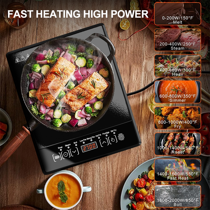 OOKAS Multifunction Inverter Induction Cooker High Power 2200W Energy ...