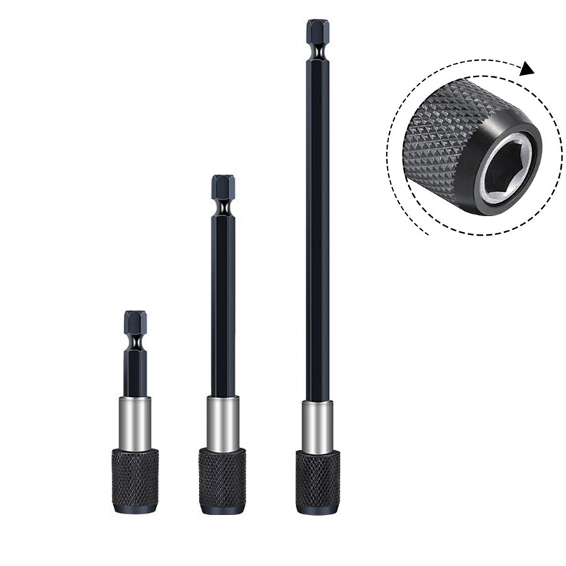 Magnetic Screwdriver Extension Set 1/4 Shank in 60/100/150mm Sizes Head ...