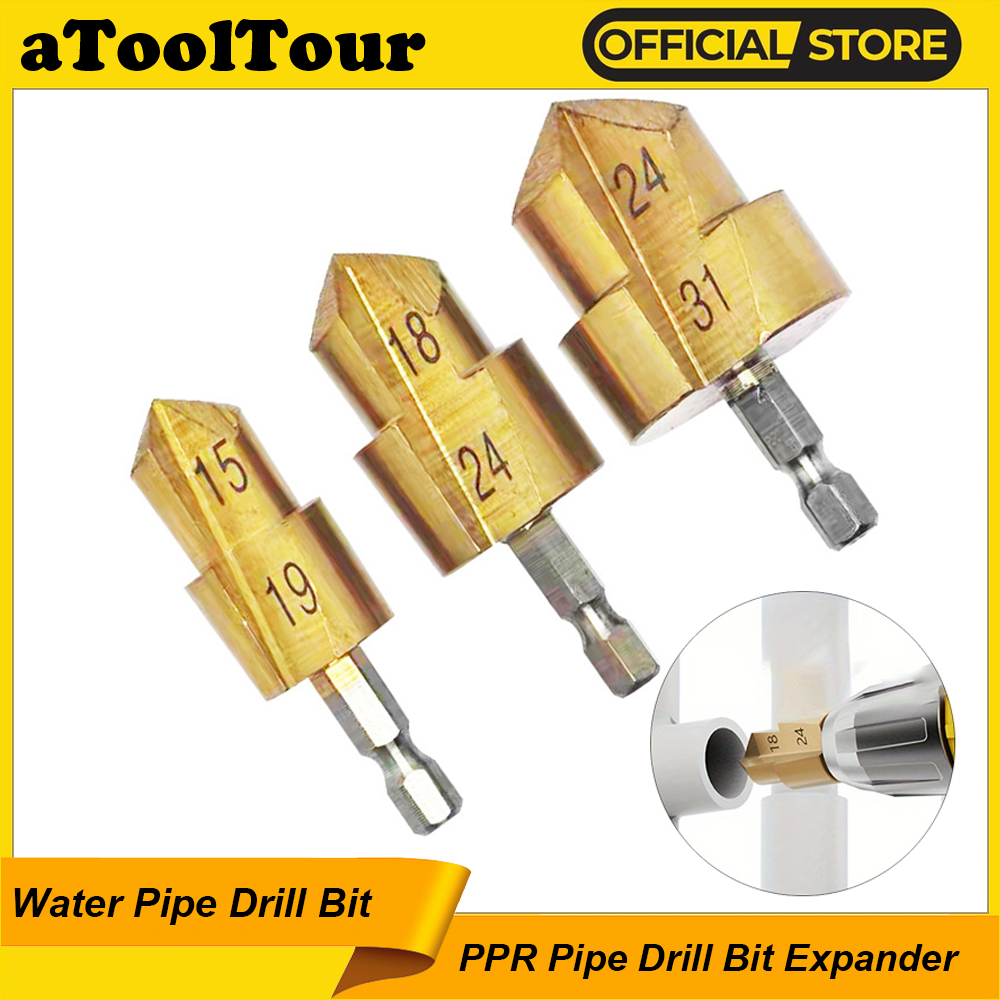 PPR Lifting Drill Bit Step Socket, PVC Pipe Expander Connector for ...