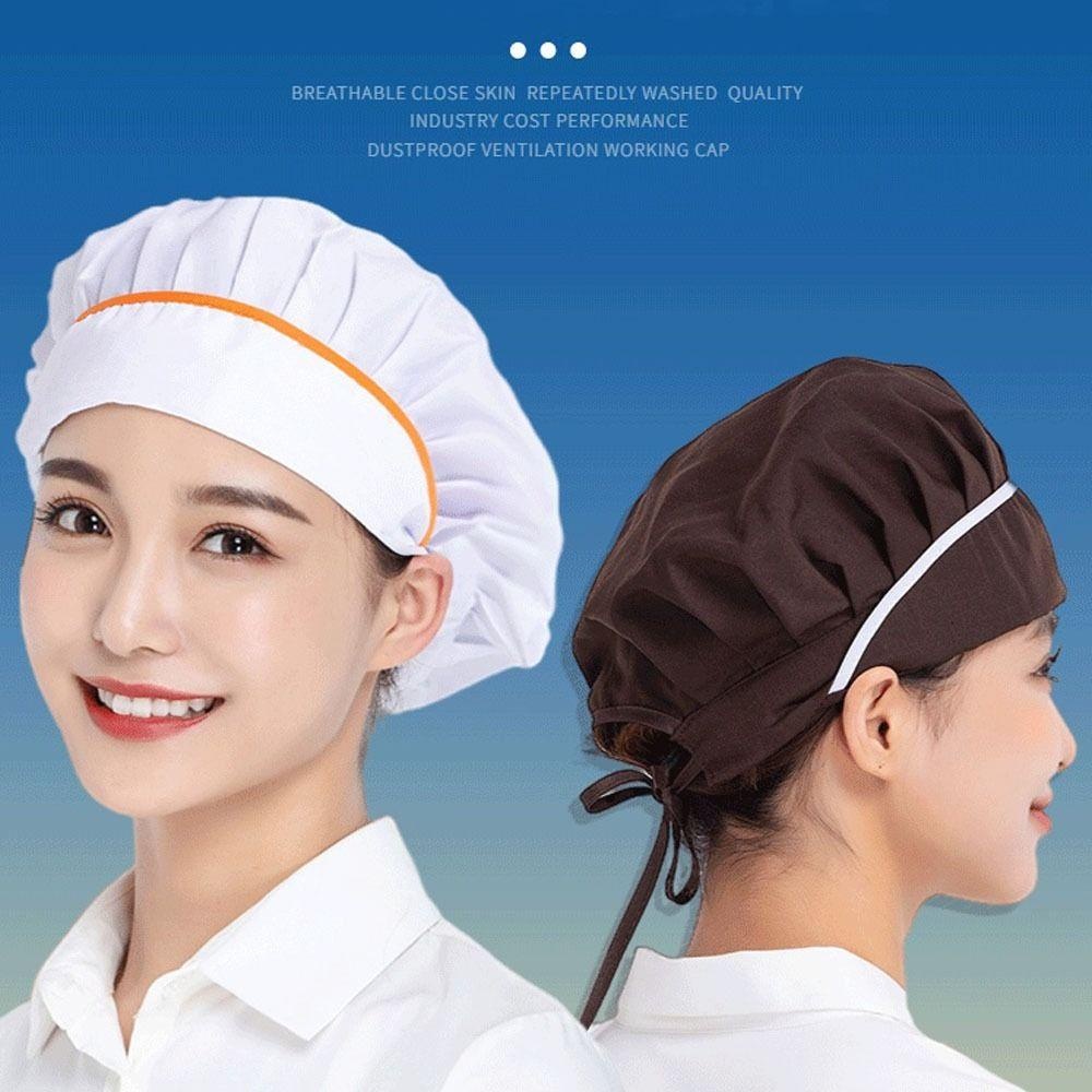 Work Cap Chef Hat Cooking Sanitary Net Cap Work Net Cap Dustproof ...
