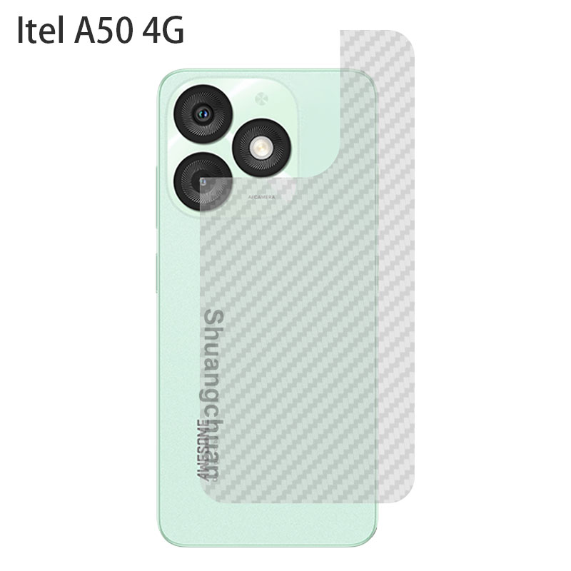 4in1 For itel A50 phone case and itel A50 tempered glass Full screen ...