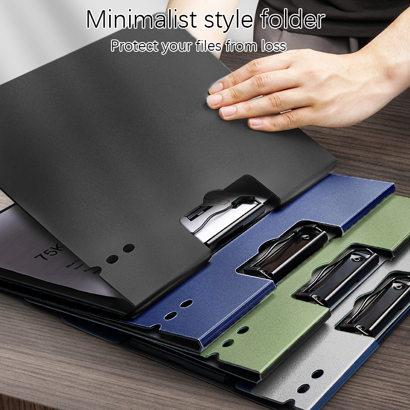 2PCS A4 Size Expandable Document Organizer File Folder Metal Clip Multi ...