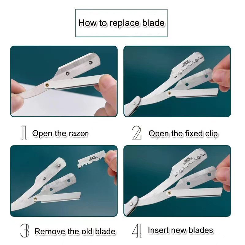 【Free Blade】Labaha Stainless Original Labaha Shaver Labaha Barber Tool ...