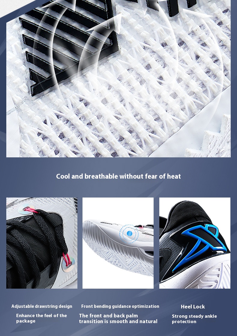 XTEP Devil's Claw Series Men Basketball Shoes Outdoor Practical Sports ...