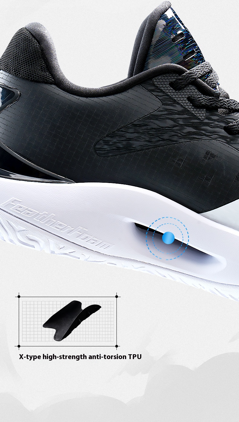 XTEP Devil's Claw Series Men Basketball Shoes Outdoor Practical Sports ...