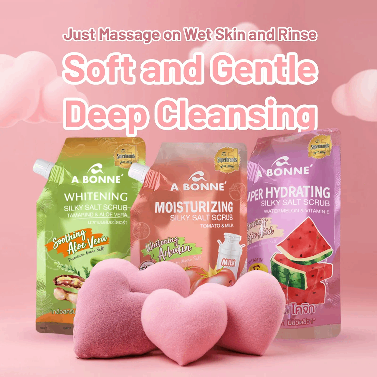 Abonne Moisturizing Silky Salt Scrub 350g | Shopee Philippines