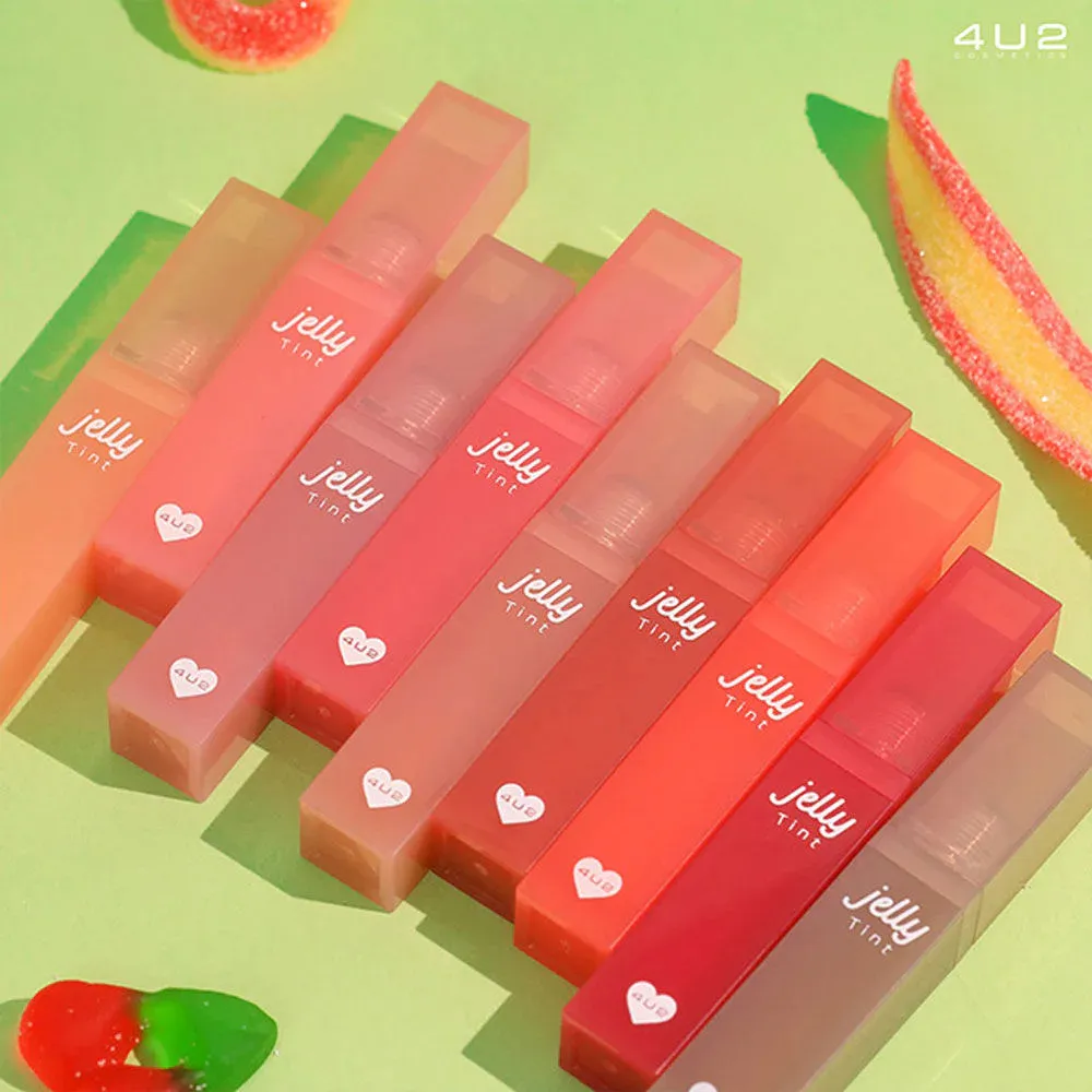 [Official] 4U2 Jelly Tint 4g (Long-Lasting, Moisturizing, Pigmented, Vegan, Cruelty-Free ...