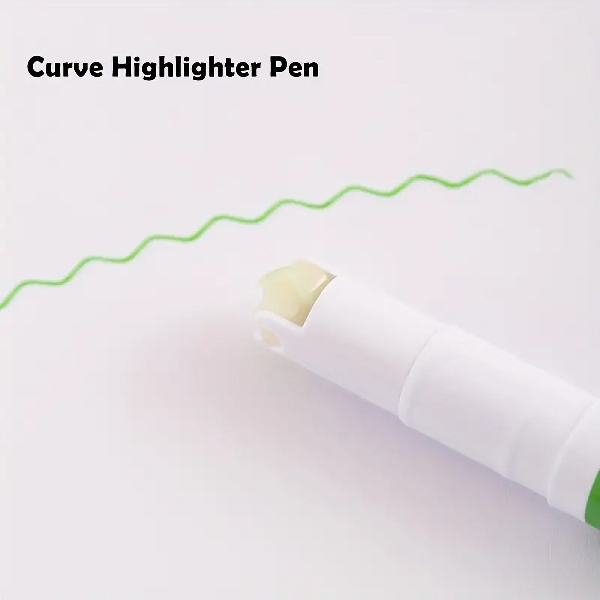 6pcs Colored Curve Highlighter Pen Set – 6 Shapes for Fine Line Note ...