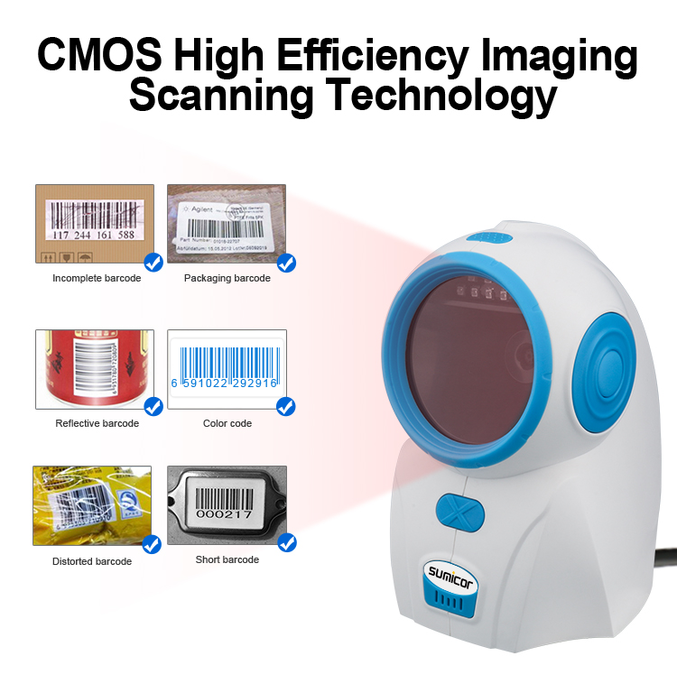 High Speed Platform 1D 2D Barcode Scanner for payment Barcode Reader ...