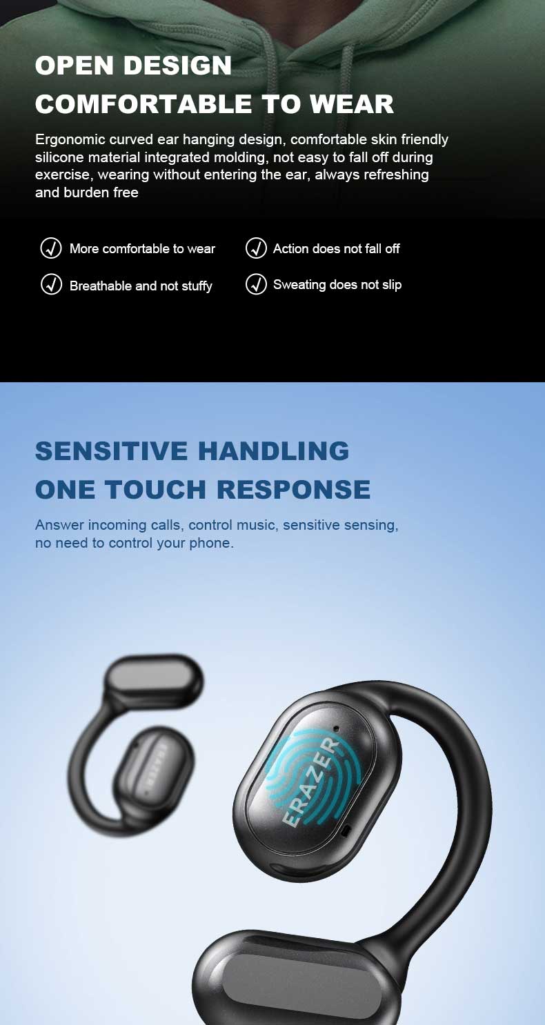 Lenovo Erazer XP2 Wireless Earphones Bluetooth 5.4 With LCD Touch ...
