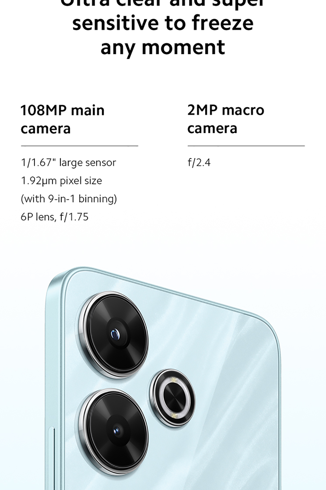 Xiaomi Redmi 13 Smartphone |8GB+256GB, Immersive 6.79'' FHD+Display ...