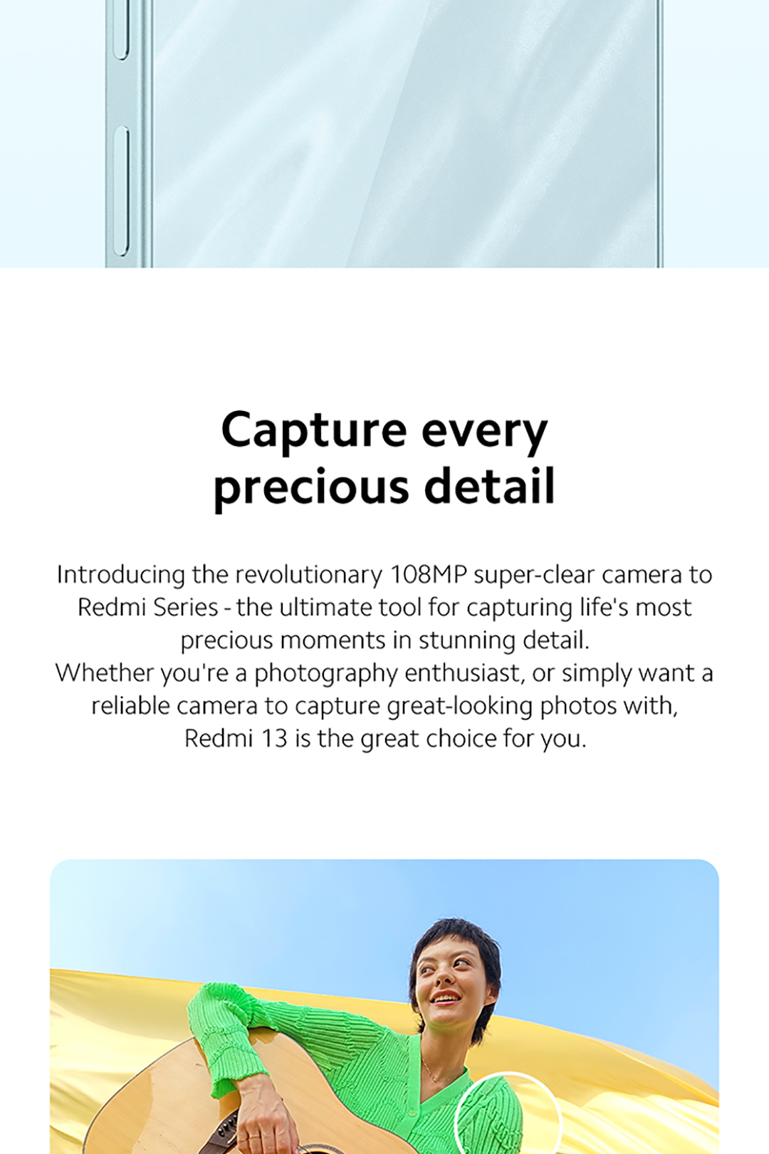 Xiaomi Redmi 13 Smartphone |8GB+256GB, Immersive 6.79'' FHD+Display ...