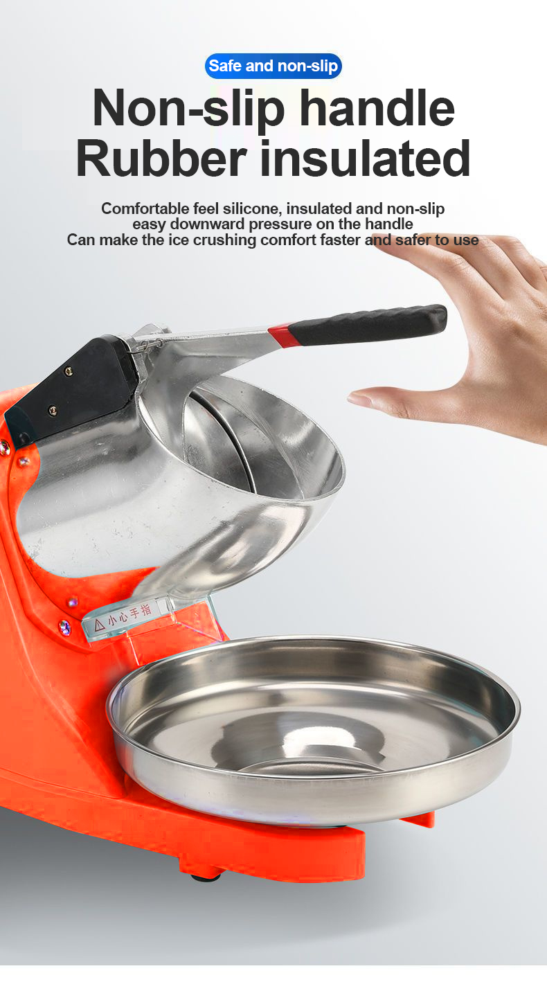 JF Ice Crushers Heavy Duty Double Blade Machine Stainless Ice Grinder ...