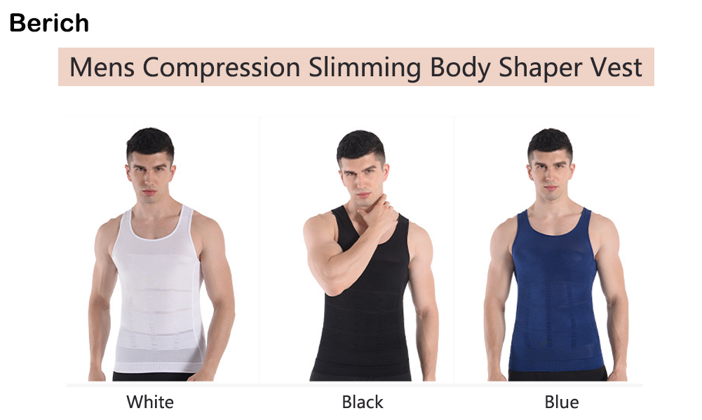 NEW SHAPERLUV Male Shaper Tank, Shaperluv Body Shaper Shirt, Men Body ...