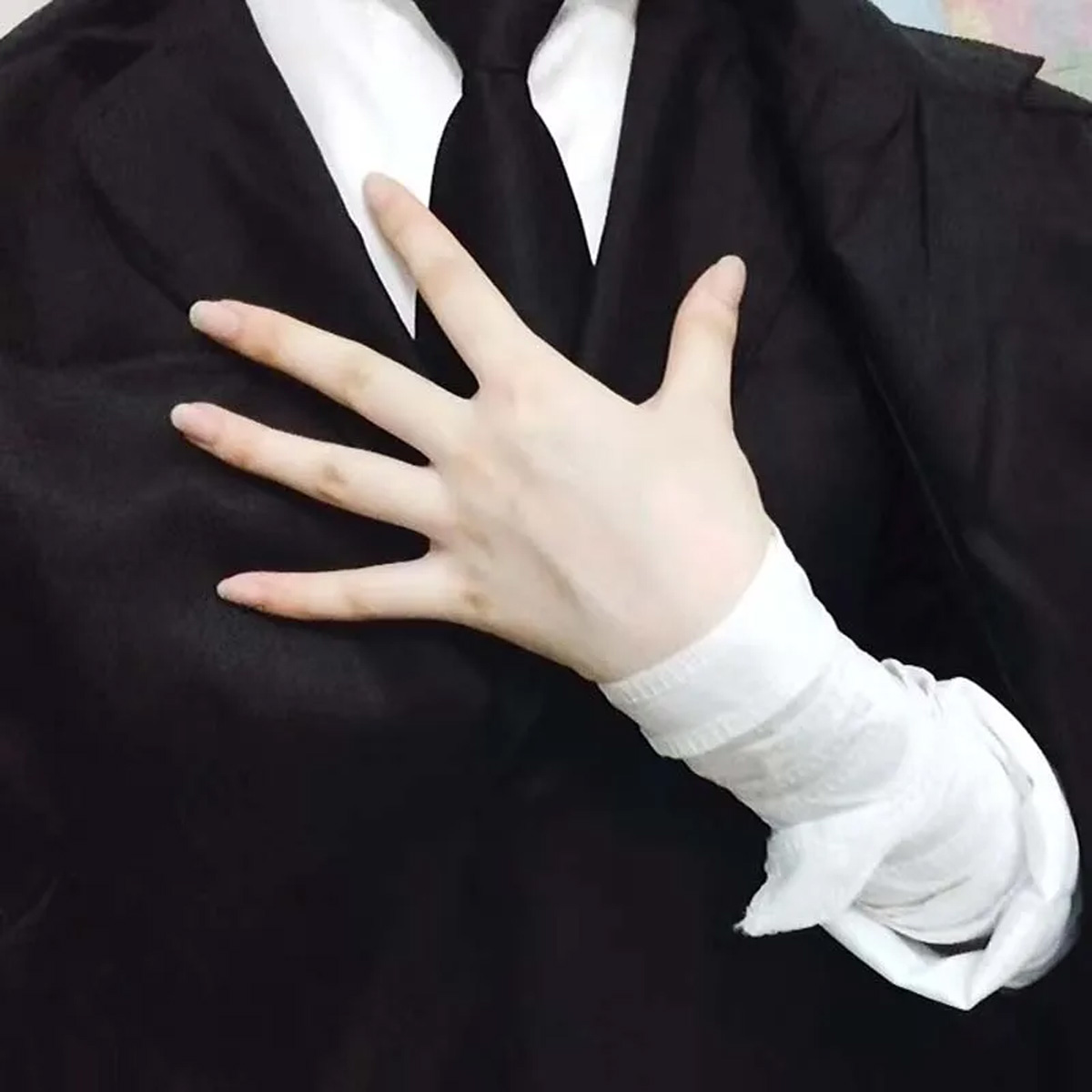 Dazai Cosplay Costume Black Trench Jacket Pants Gloves bandage Dazai ...