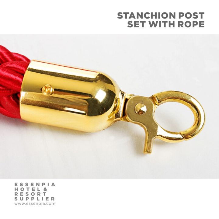 Concierge pole lanyard ball-shaped railing seat ring isolation belt ...