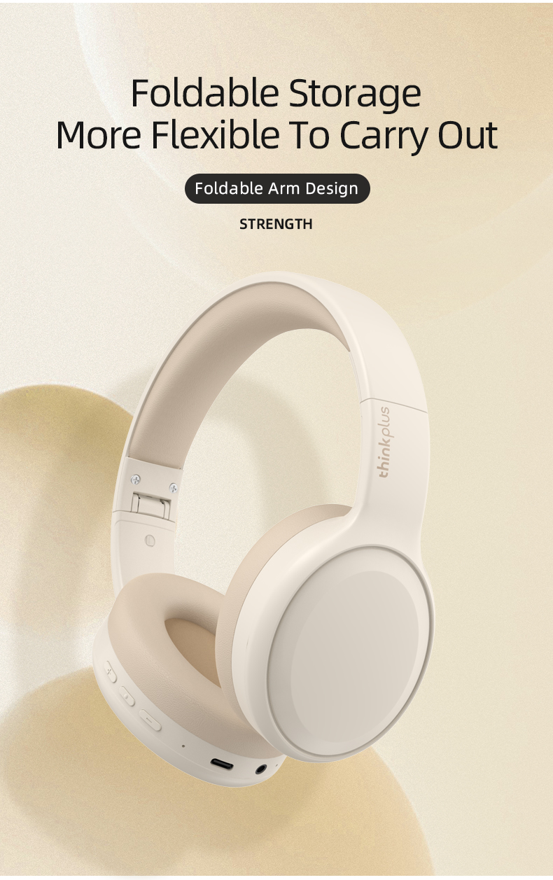 Lenovo TH30 Bluetooth Headphone Noise Reduction Smart Touch With Mic ...